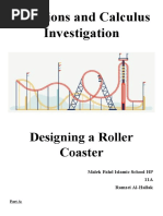 Designing A Roller Coaster | PDF | Trigonometric Functions | Function ...