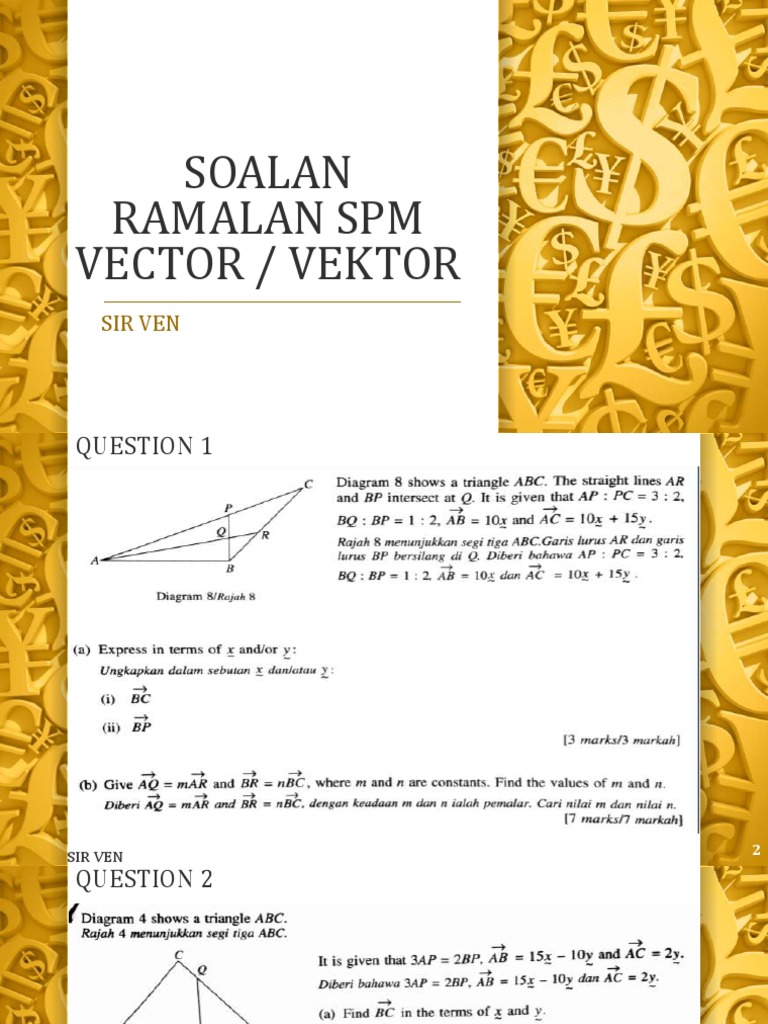 Soalan Ramalan SPM Vector | PDF