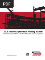 AWS D1.8 Seismic Supplement | PDF | Welding | Construction