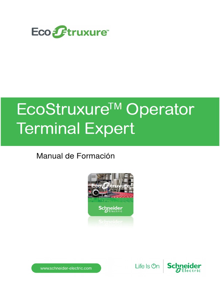 EcoStruxure Operator Terminal Expert | PDF | Matriz (Matemáticas) | Ventana (informática)