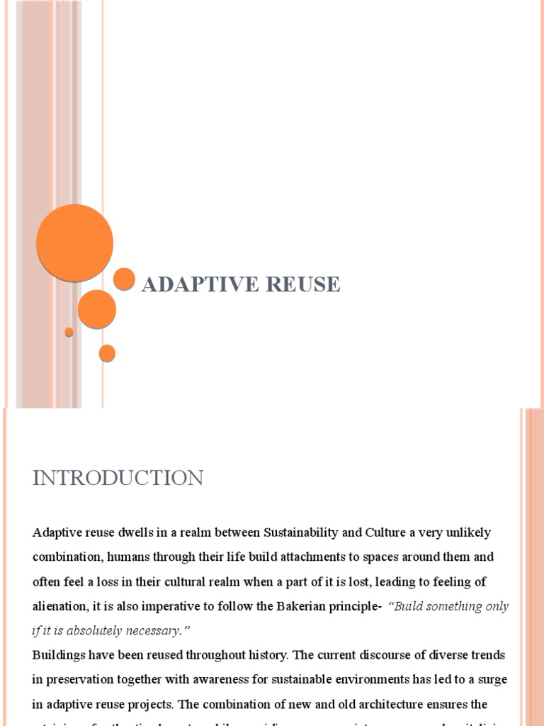 Adaptive Reuse | PDF | Building | Space