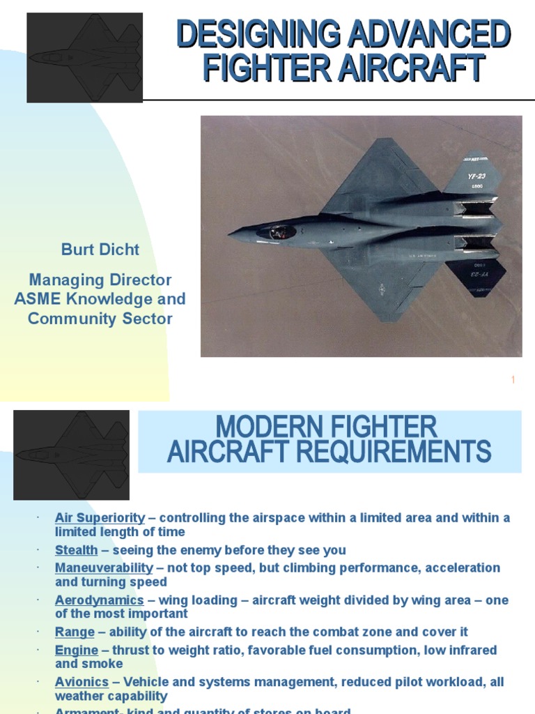 Advanced Fighter Aircraft Design Insights | PDF | Fighter Aircraft ...