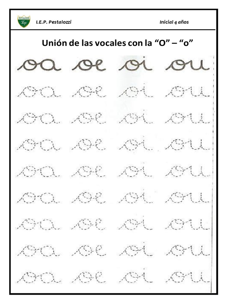 Unión de vocales con la "O" | PDF
