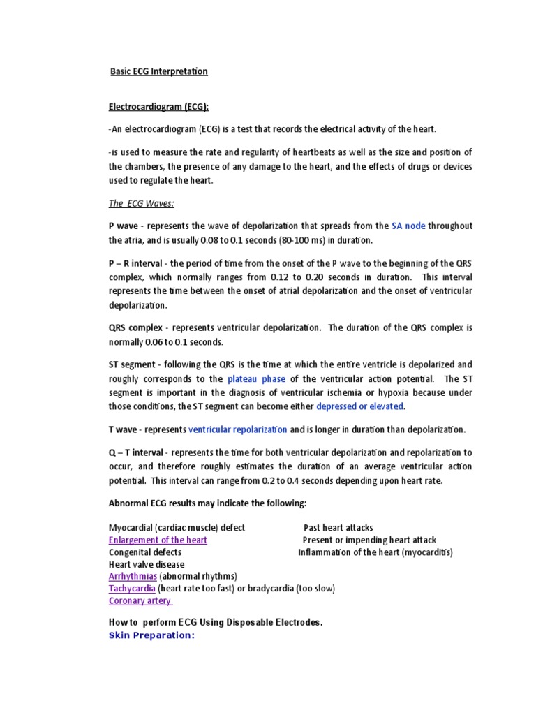 Principles of ECG | PDF | Electrocardiography | Heart