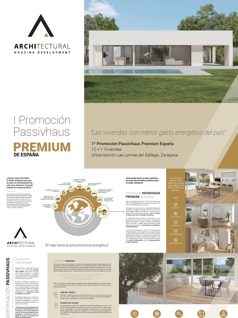 Architectural Dossier y Memoria de Calidades | PDF | Coche eléctrico ...