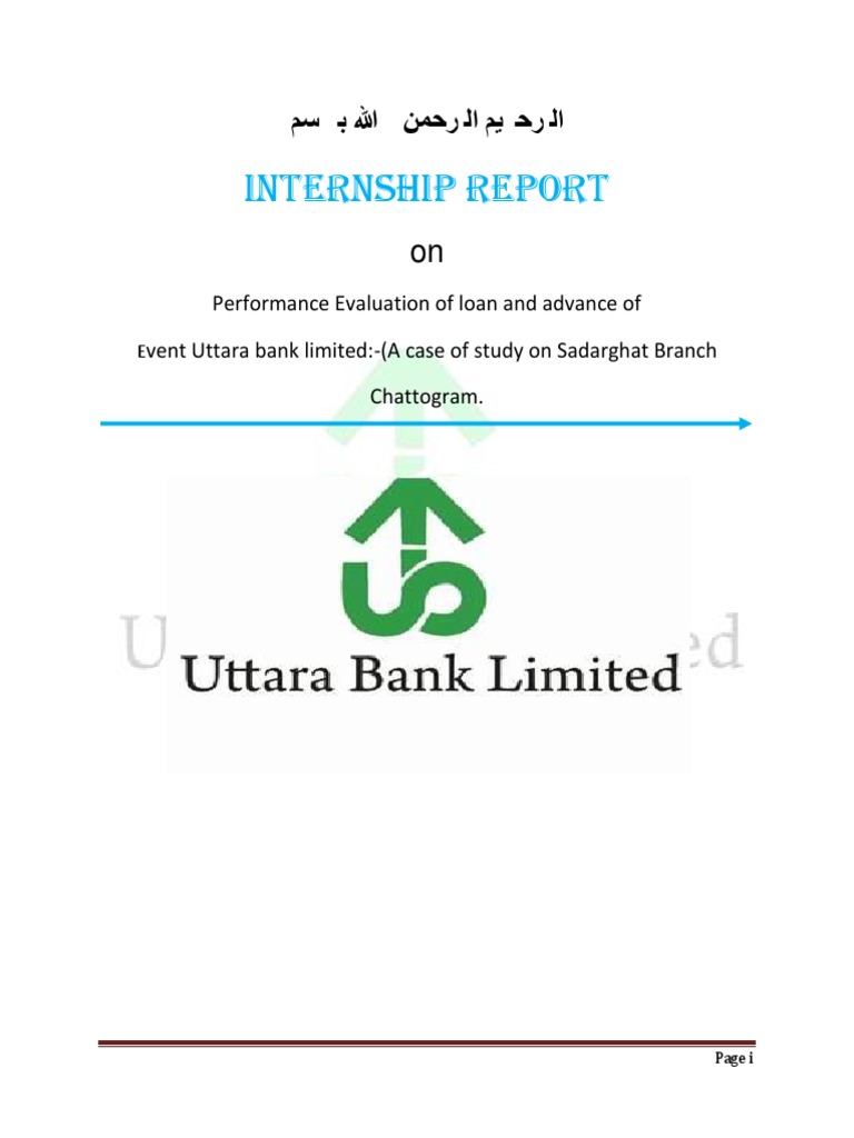 Internship Report | PDF | Credit | Finance & Money Management