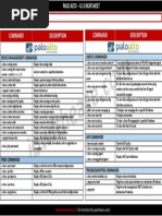 Palo Alto CLI Cheat Sheet | PDF | Command Line Interface | Information Technology Management