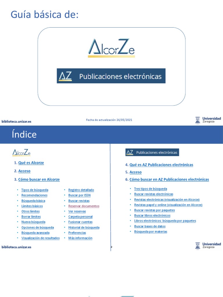 Guia Alcorze | Download Free PDF | Acceso abierto | Bases de datos