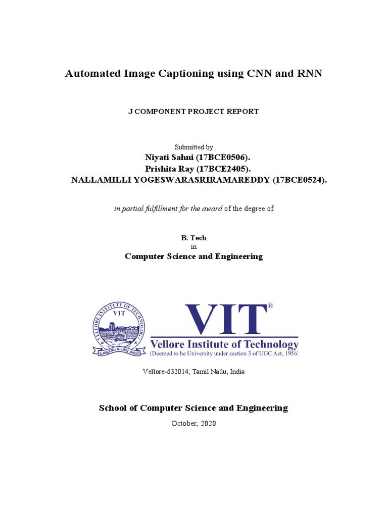 Automated Image Captioning Using CNN and RNN | PDF | Deep Learning | Artificial Neural Network