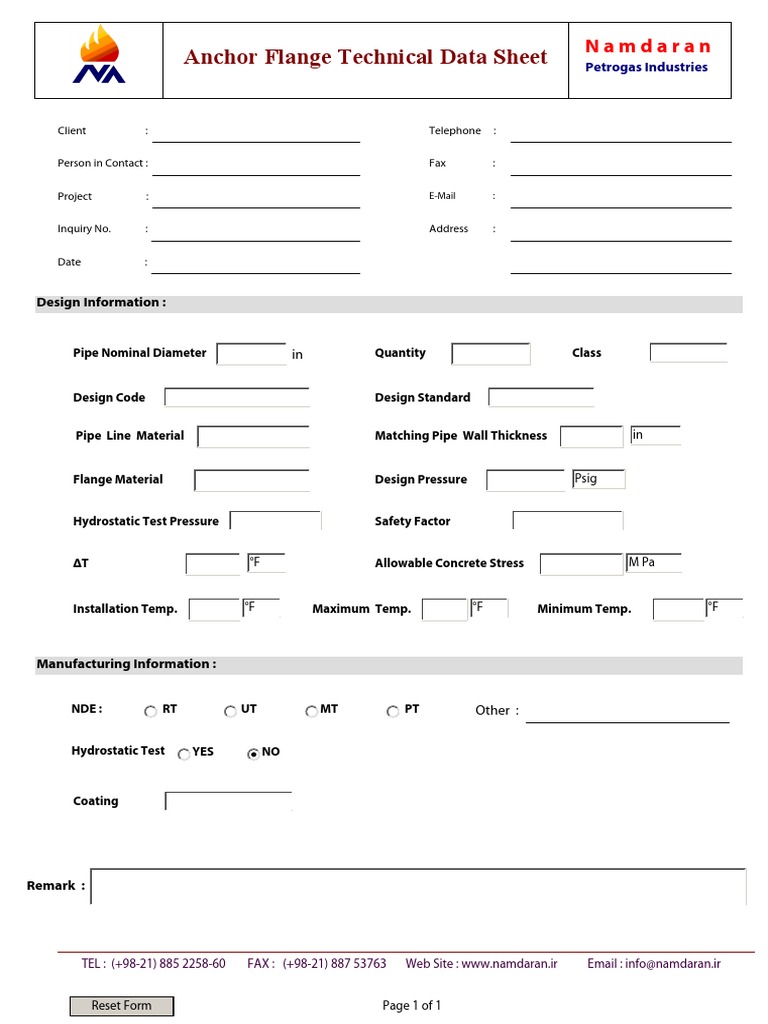 Anchor Flange | PDF | Technology & Engineering