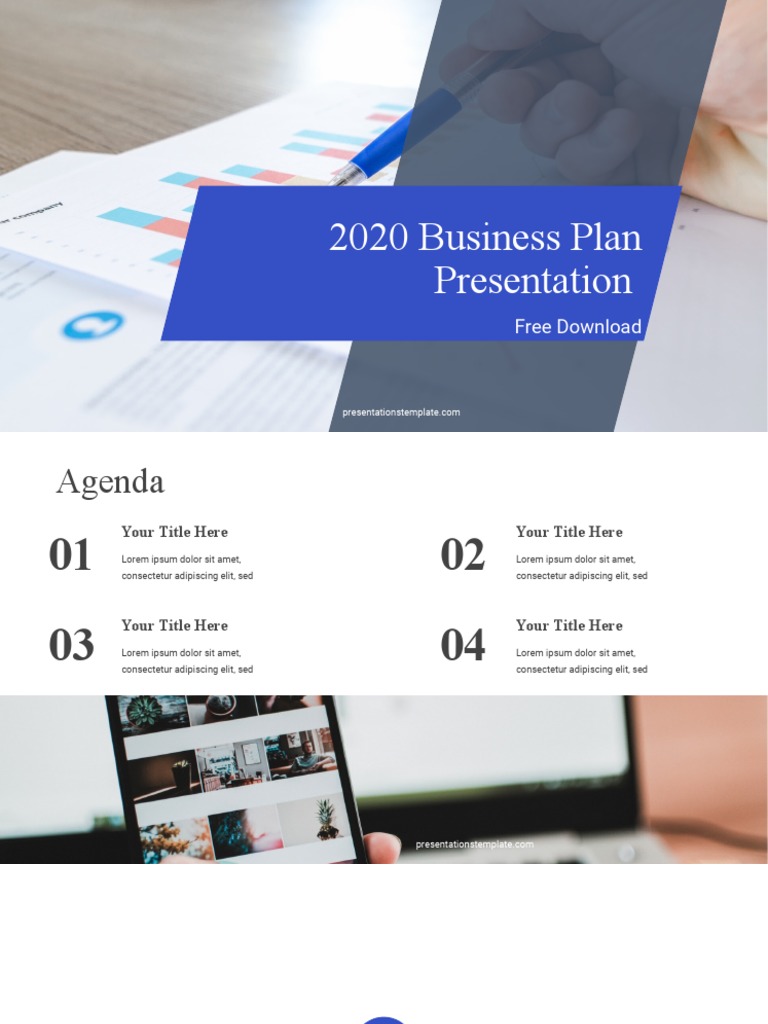 2020 Business Plan Presentation | PDF | Publishing | Typography