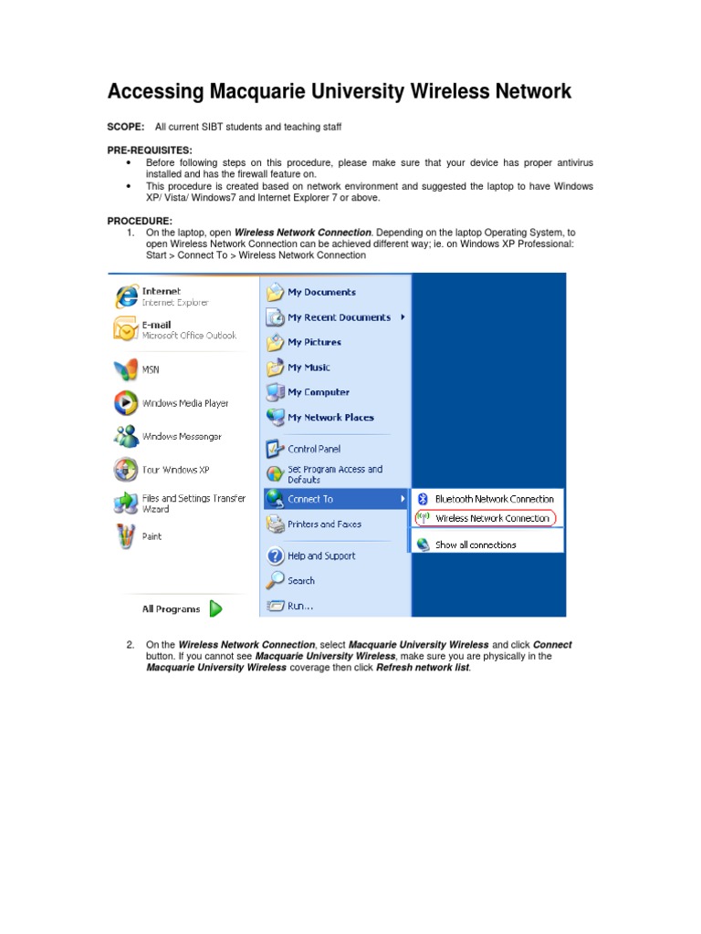 Access MU Wireless | Download Free PDF | Login | Password