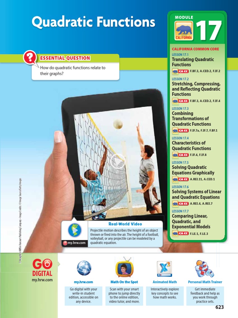 Algebra Module 17 | PDF | Quadratic Equation | Function (Mathematics)