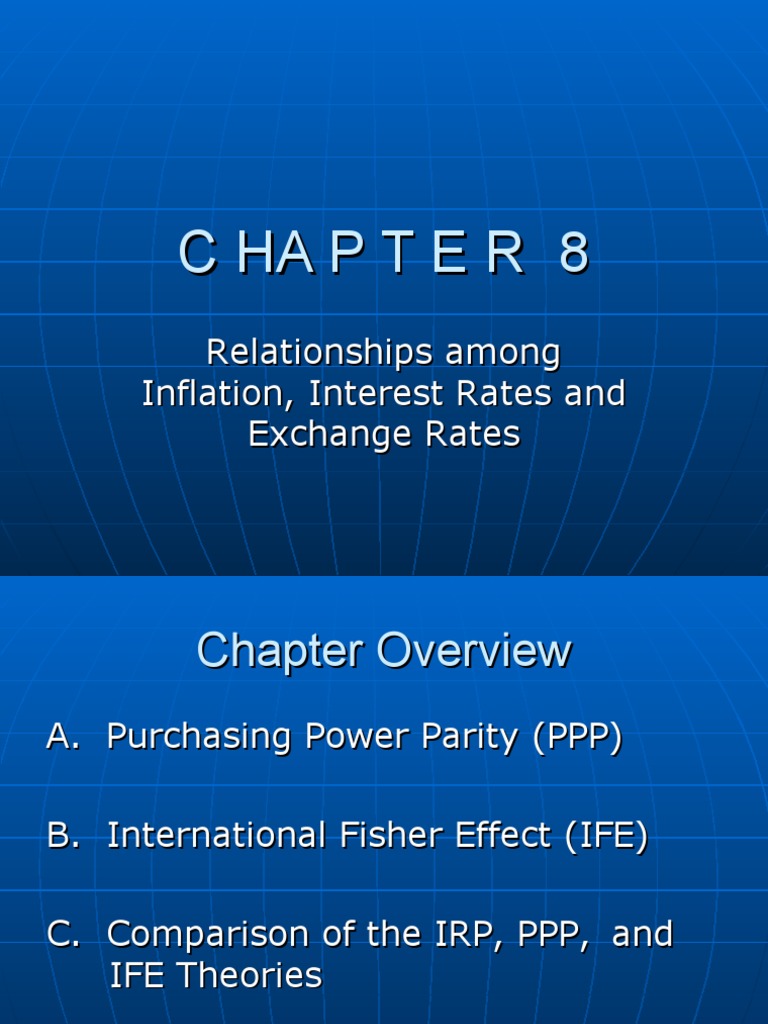Relationships Among Inflation, Interest Rates and Exchange Rates | PDF ...