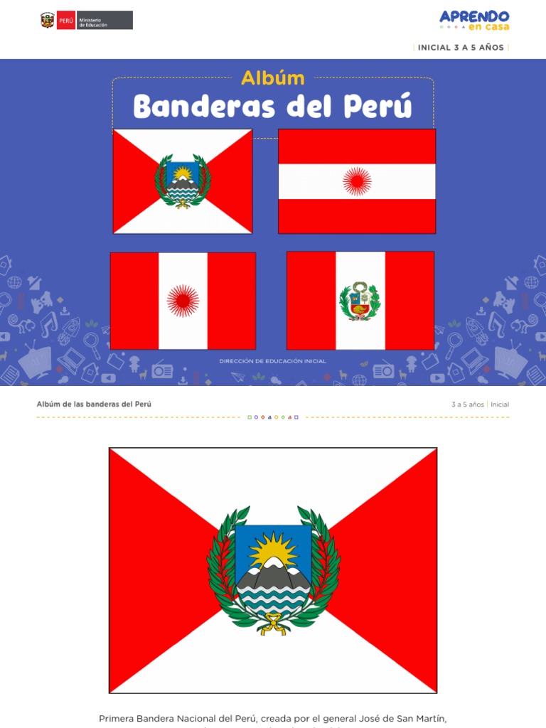 Historia de las cinco banderas del Perú | PDF