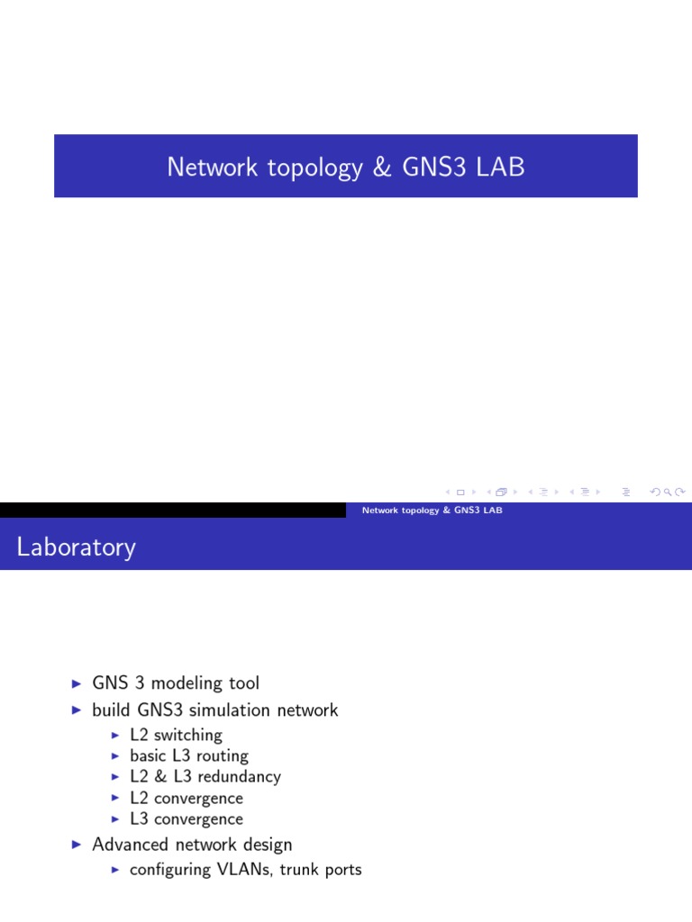 Network Topology & GNS3 LAB | PDF | Network Topology | Computer Network