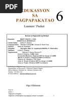 Summative Test in ESP 6 Quarter 1 | PDF