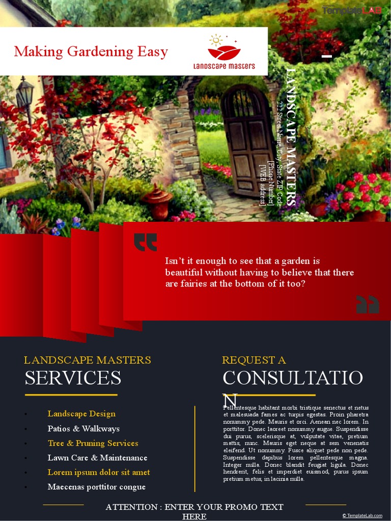 Landscaping Company Profile Template | PDF