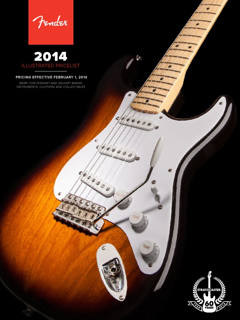 Fender Illustrated Pricelist | PDF | Guitars | Guitar Family Instruments