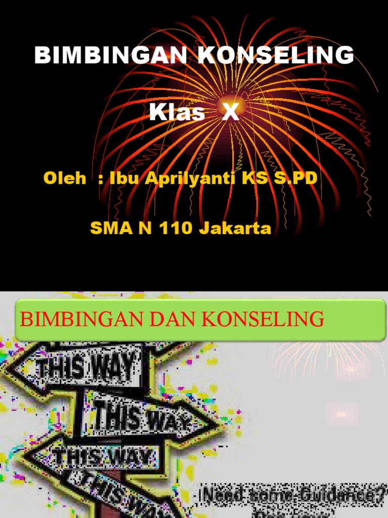 Bimbingan - Konseling Pengenalan BK Kelas X | PDF
