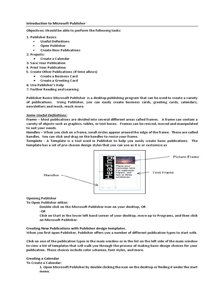 Basic Publisher | PDF | Point And Click | Icon (Computing)