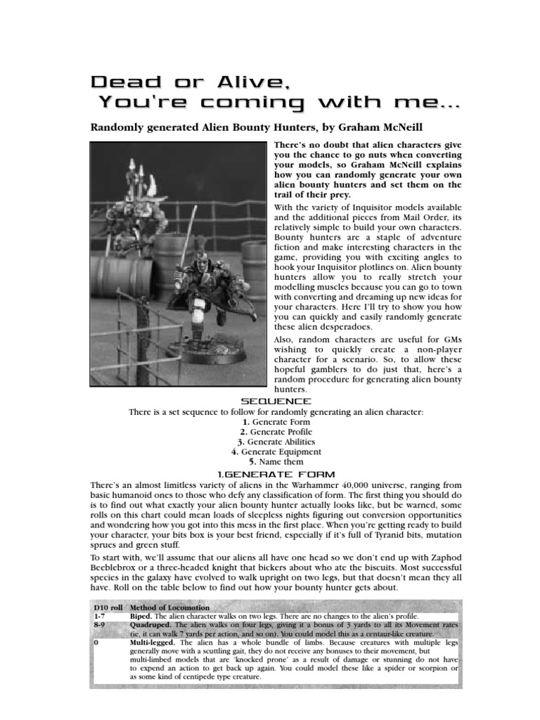Alien Generator | PDF