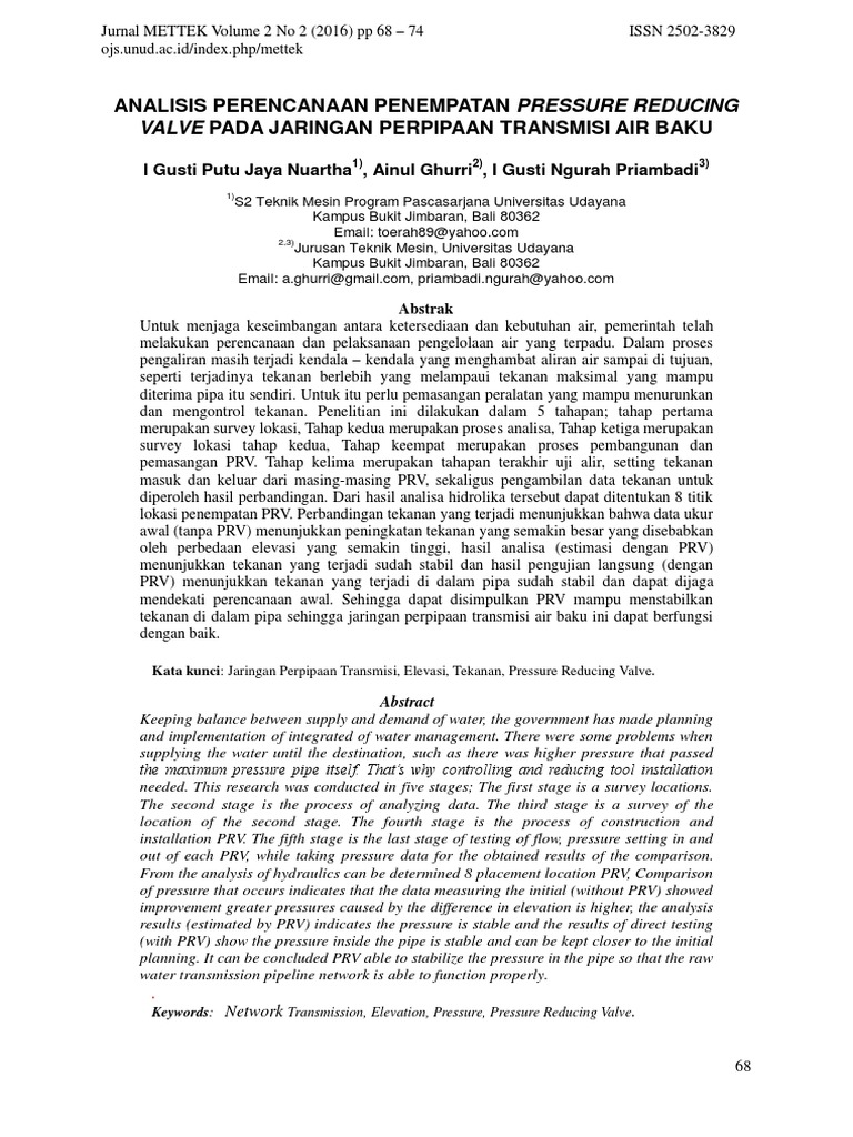 Jurnal Penempatan PRV | PDF