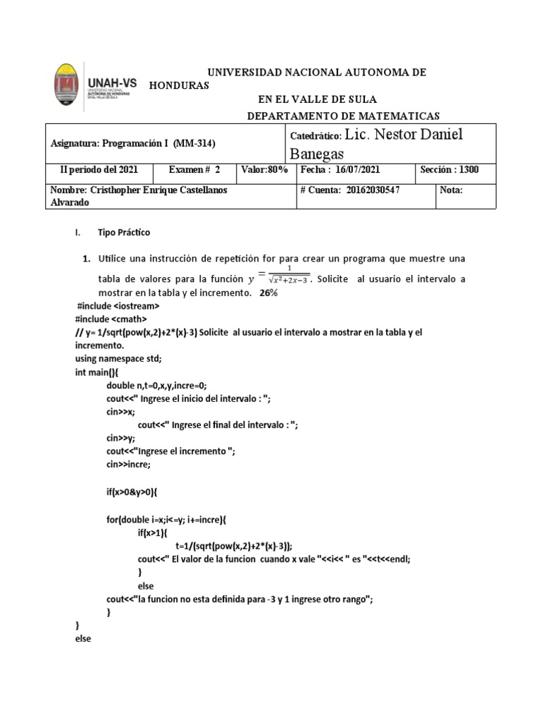 Ejercicios de Programacion para Practicar | PDF | Programación de ...