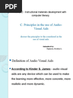 Classification of Av Aids: Unit-Vi | PDF | Tape Recorder | Stereoscopy
