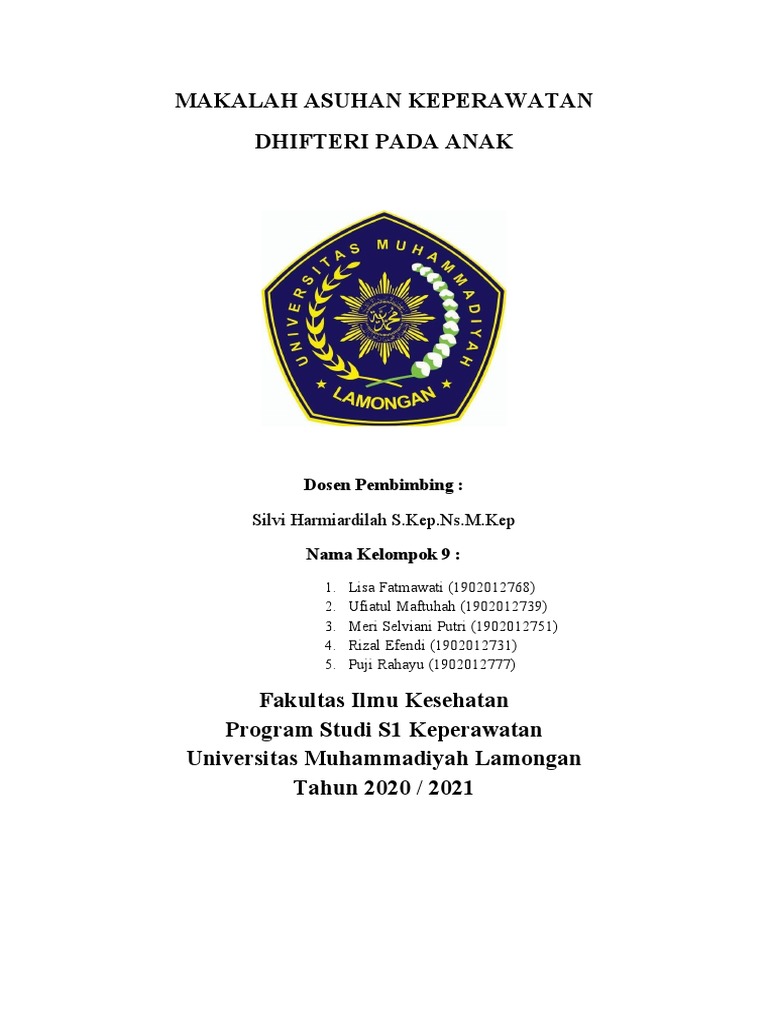 Askep Dhifteri | PDF