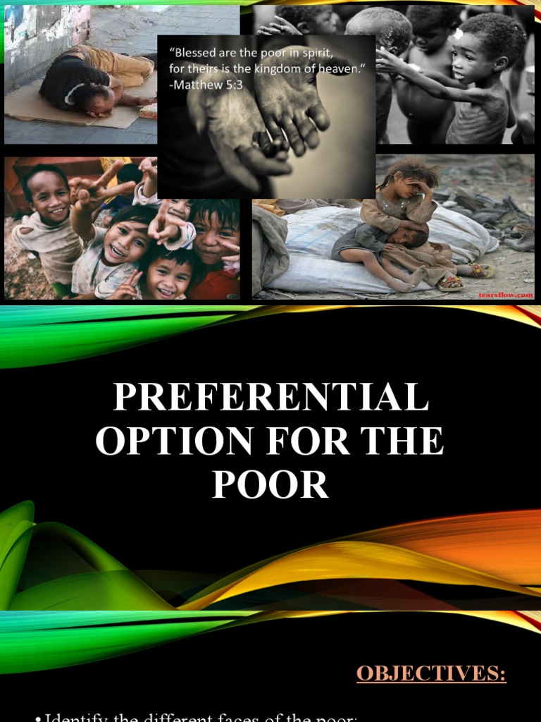 Preferential Option For The Poor.1 | PDF | Poverty | Poverty & Homelessness
