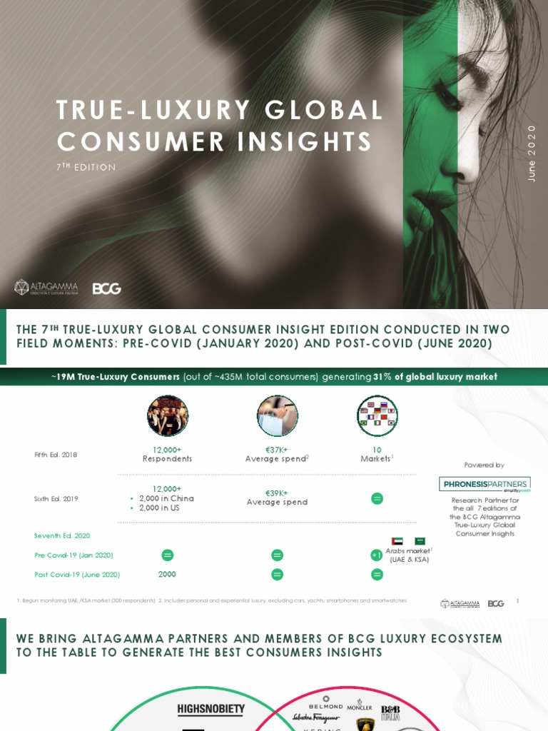 True Luxury Global Consumer Insight 2020 PR - tcm9 252200 | PDF ...