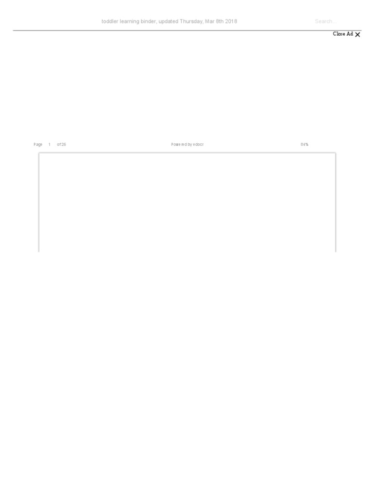 Toddler Learning Binder - Edocr | PDF