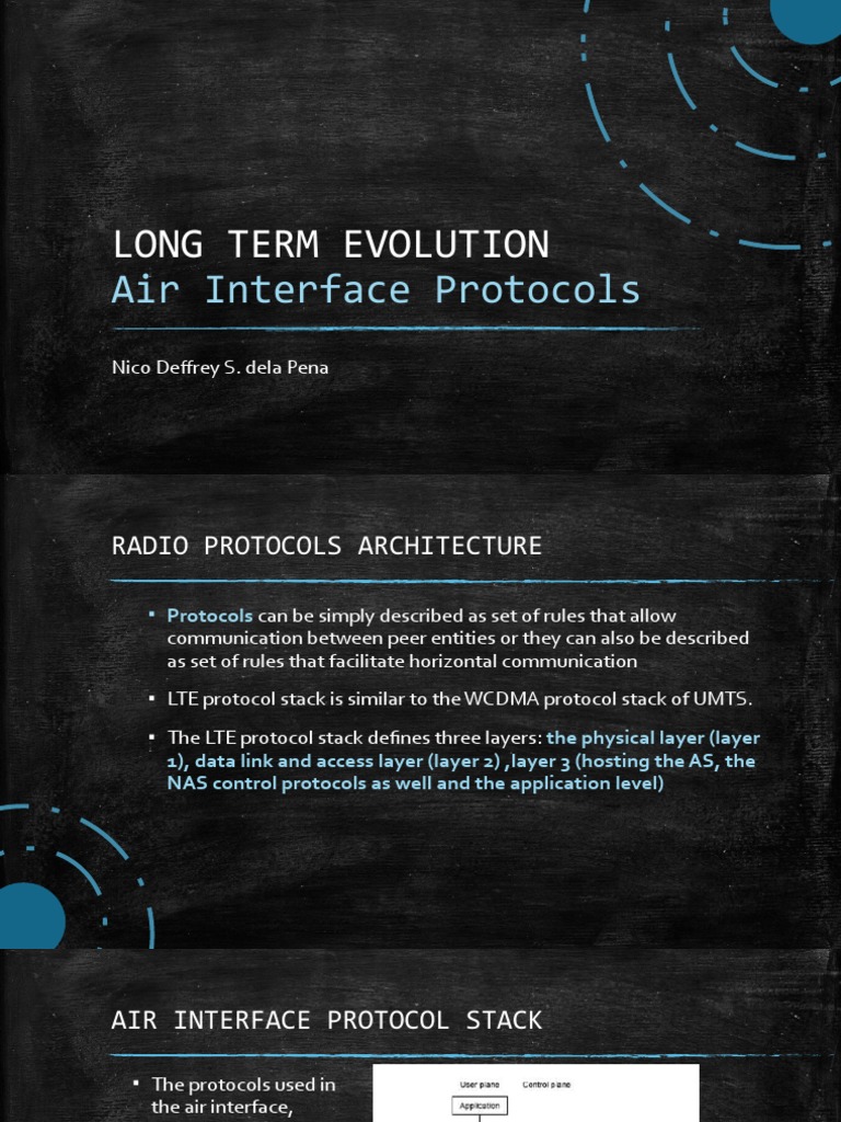 3 LTE Air Interface Protocols | PDF | Communications Protocols | Wireless