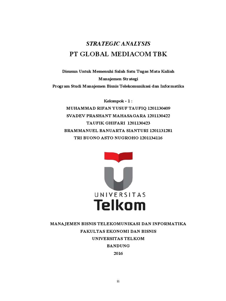PT Global Mediacom TBK | PDF
