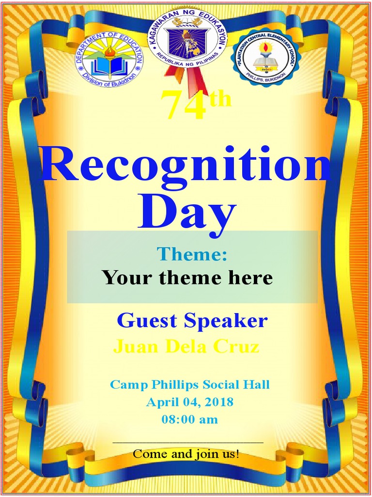 Recognition Program Cover | PDF