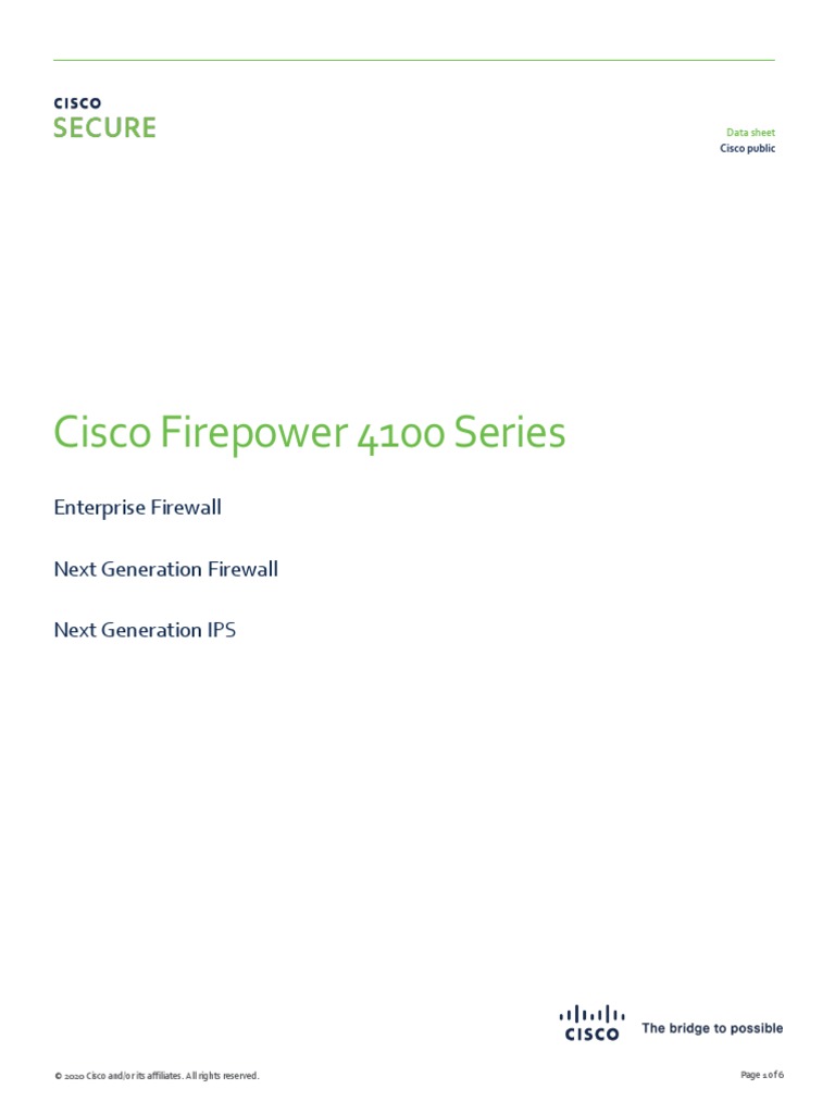 Firewall Cisco Power 4100 | PDF | Power Supply | Cisco Systems