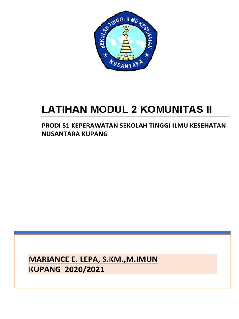 Latihan Komunitas Modul 2 | PDF | Pengembangan Diri