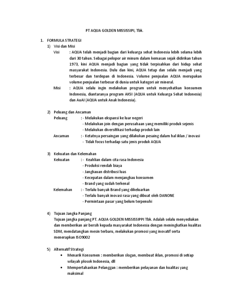 PT Aqua Golden Mississipi | PDF