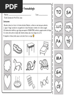 Cuadernillo Fonema M | PDF | Fonología | Fonética