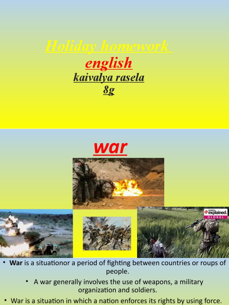 Understanding War and Its Impacts | PDF | Anti War Movement | French ...