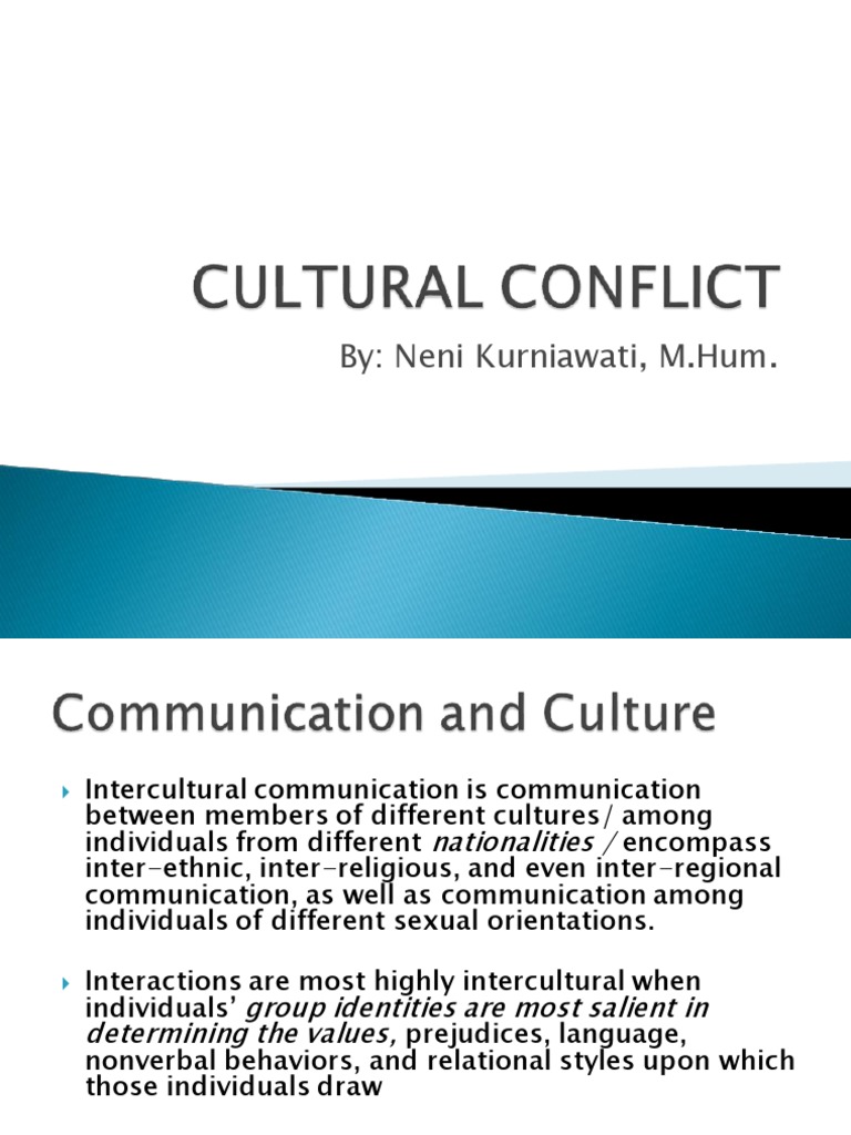 Cultural Conflict | PDF | Stereotypes | Value (Ethics)