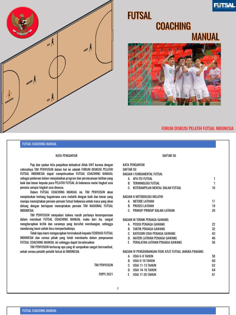 Manual Pelatihan Futsal Indonesia | PDF