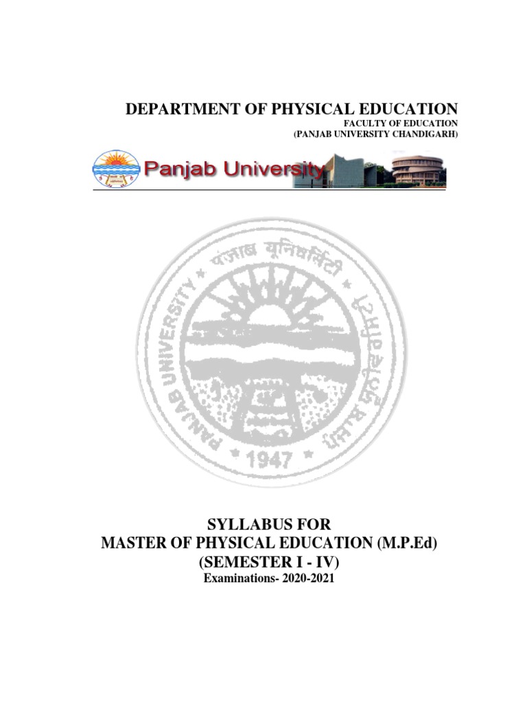 Mped Syllabus | PDF | Track And Field | Torque