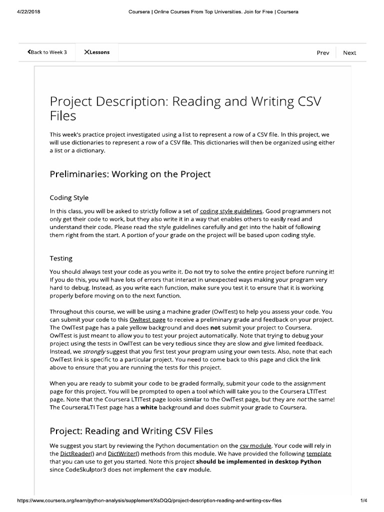 Reading And Writing Csv Files Pdf