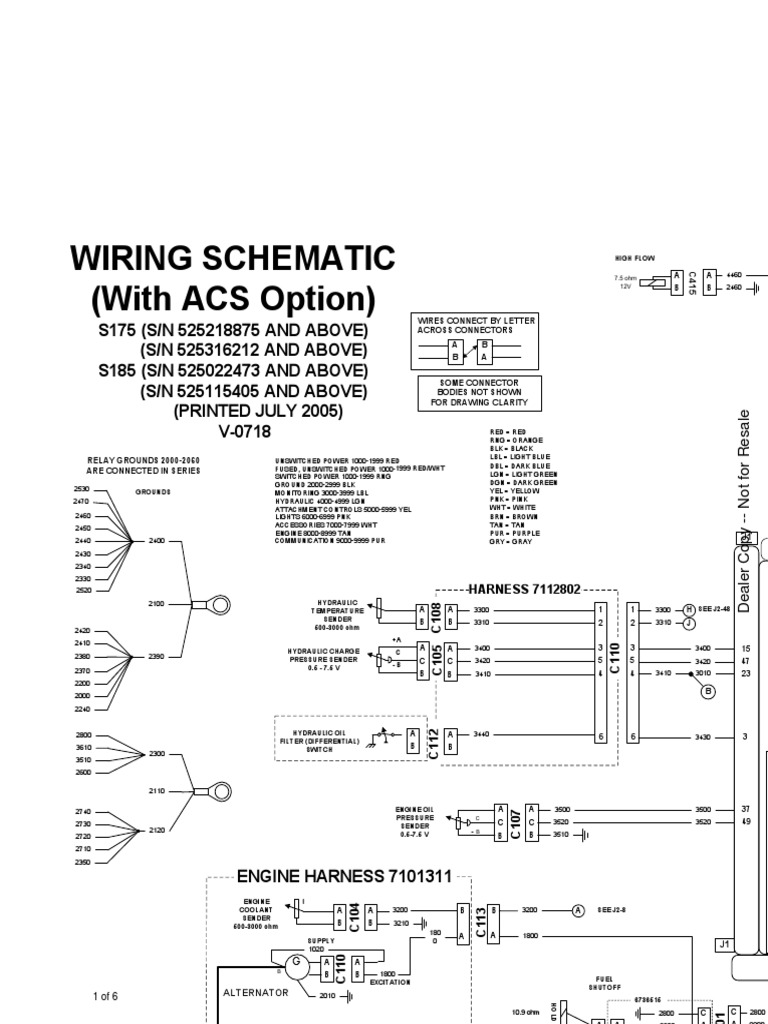 Wiring Schematic (With ACS Option) | PDF | Relay | Vehicle Technology