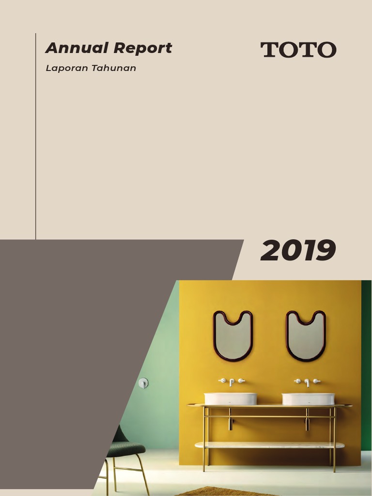 TOTO - Annual Report 2019 | PDF | Dividend | Corporations