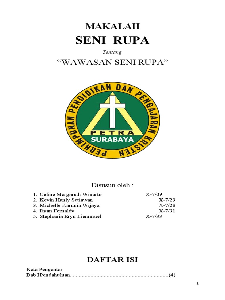 MAKALAH Seni Rupa | PDF