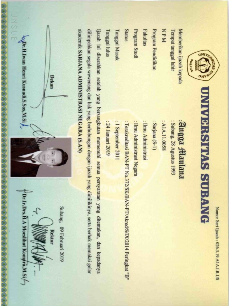 Surat Lamaran Kerja Angga Maulana | PDF