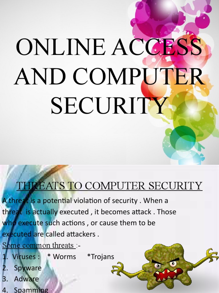 Online Access and Computer Security | PDF | Computer Virus | Http Cookie